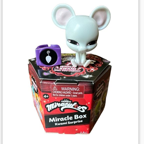 Toys | Miraculous Miracle Box Kwami Surprise Mullo Mouse With Ring Toy ...